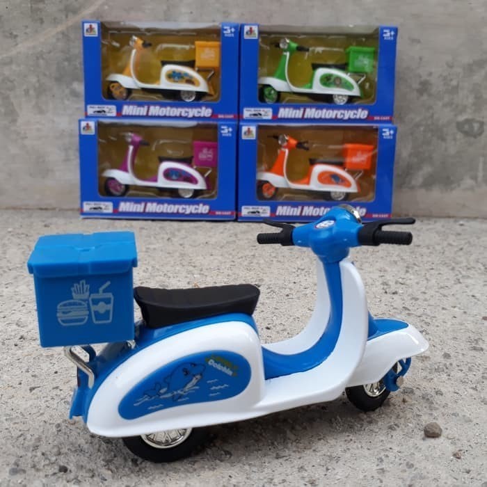 Diecast Vespa Motorcycle Mini Motorcycle/ Miniature Scooter/ Vespa ...
