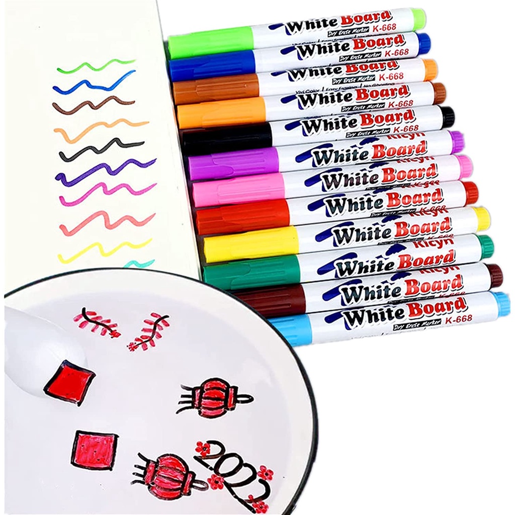 JOO HUAT K-688 8's Fancy Floating Pen Floating Marker Pen Set Kids ...