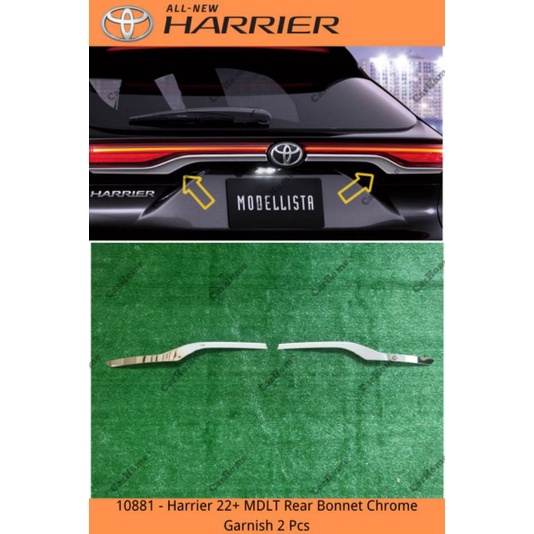 Toyota Harrier 2021 2022 2023 XU80 Accessories Modellista Chrome ...