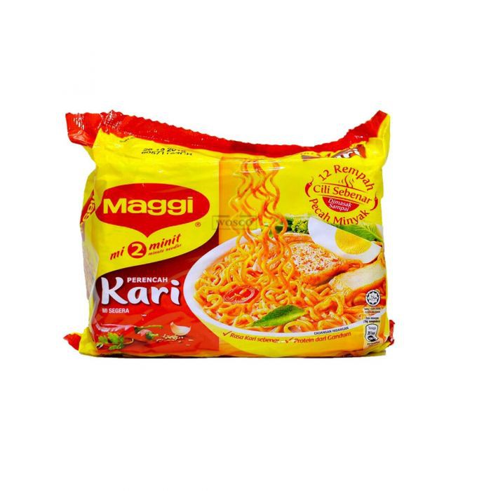 Maggi Kari/ Chicken instant noodles (5x77g-80g) | Shopee Malaysia