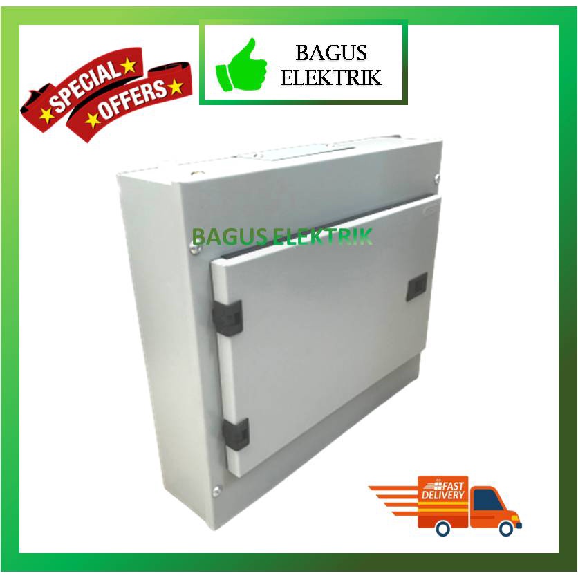 METAL CLAD DB 2 ROW 18 WAY DISTRIBUTION BOX ELECTRICAL BOX KOTAK BESI ...