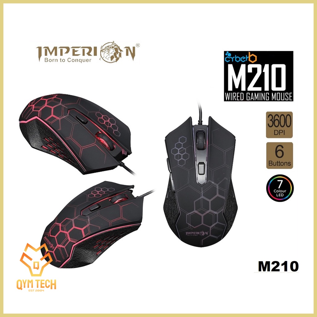 IMPERION M210 CYBERB WIRED GAMING MOUSE | Shopee Malaysia