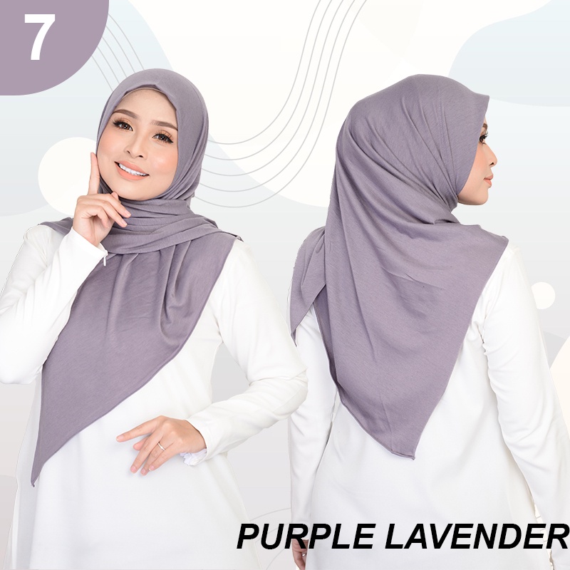 NEW - Tudung Bawal Lazy Ruffle Pinless Cotton Premium Bidang 45 ...