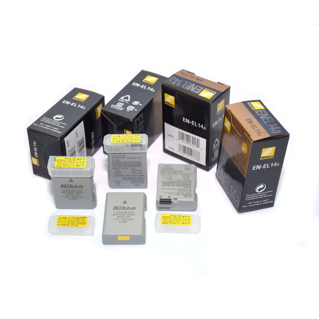 Camera Dslr Dv Nikon lithium battery EN-EL14a for D3100 D3200 D3400 ...