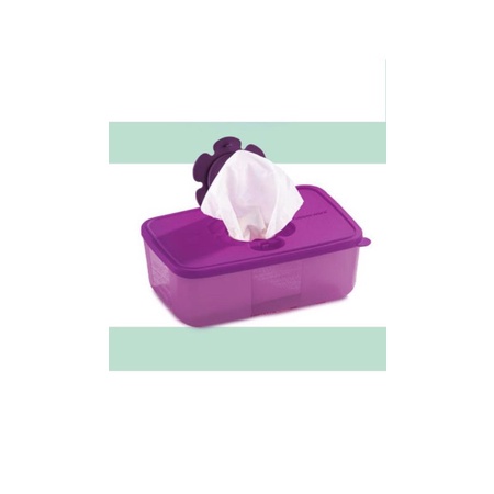 Tupperware Purple Royale Tissue Box 1.7L | Shopee Malaysia