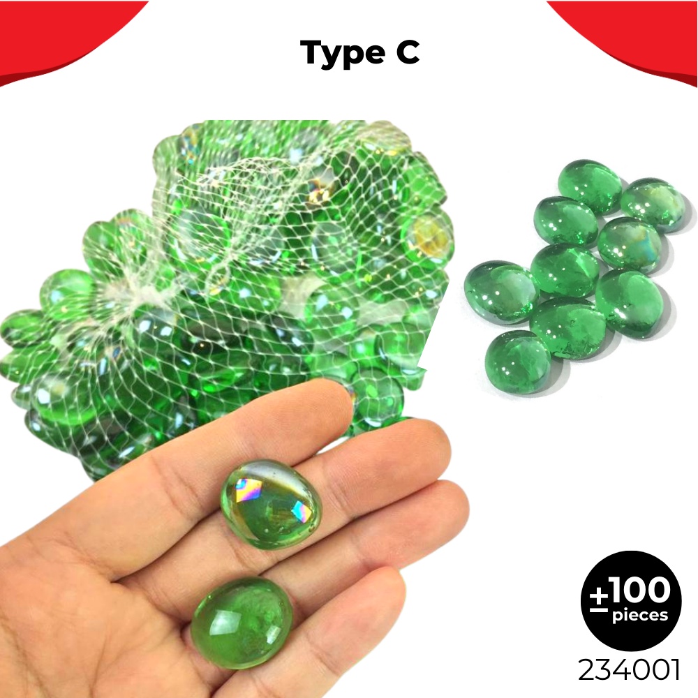 SUPERSAVE Guli Congkak Glass Crystal Sesame Marbles Guli Aquarium ...