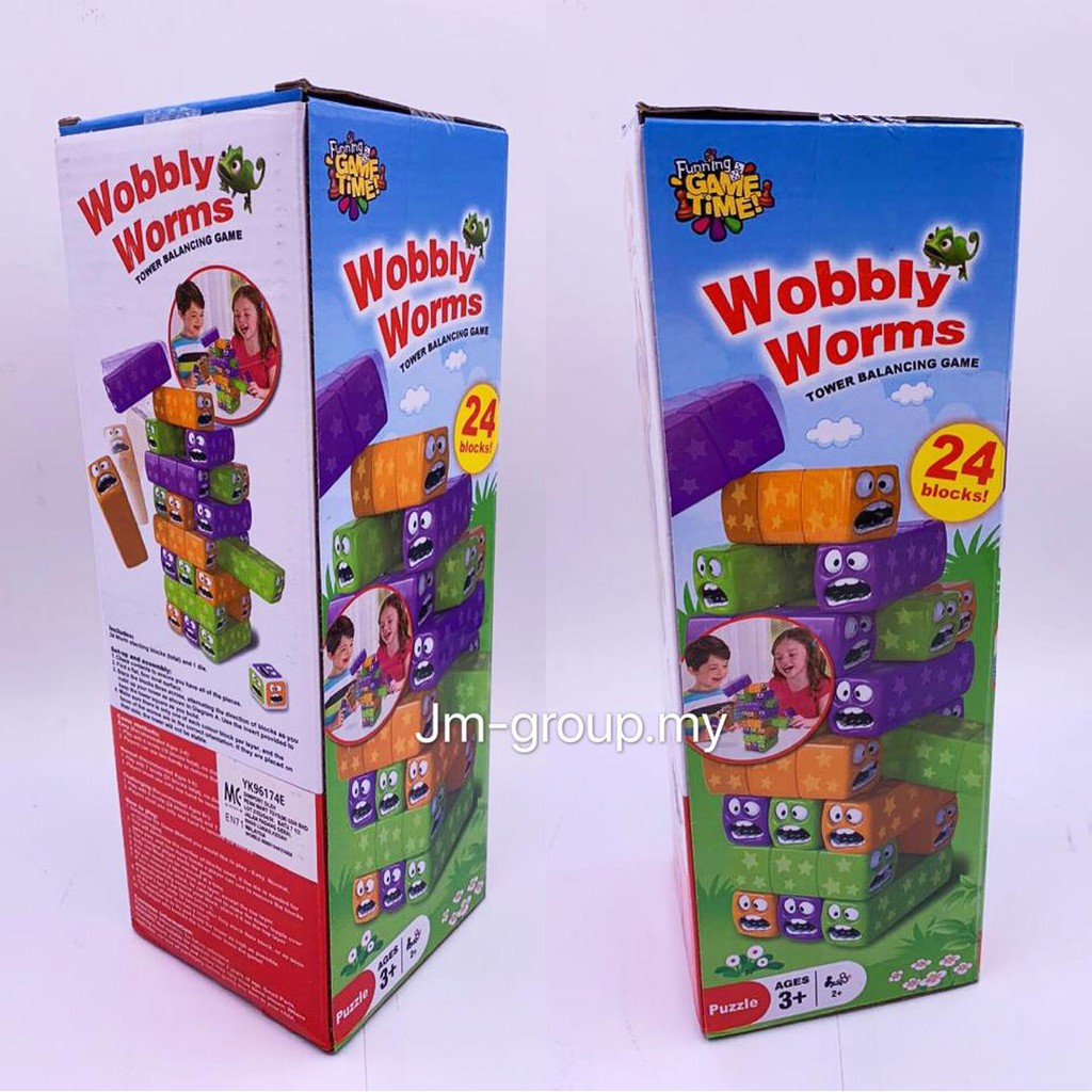 Wobbly Worms Tower Balancing Game ( READY STOCK) | Shopee Malaysia