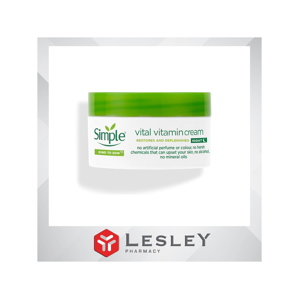 Simple Vital Vitamin Cream 50ml (Night) | Shopee Malaysia