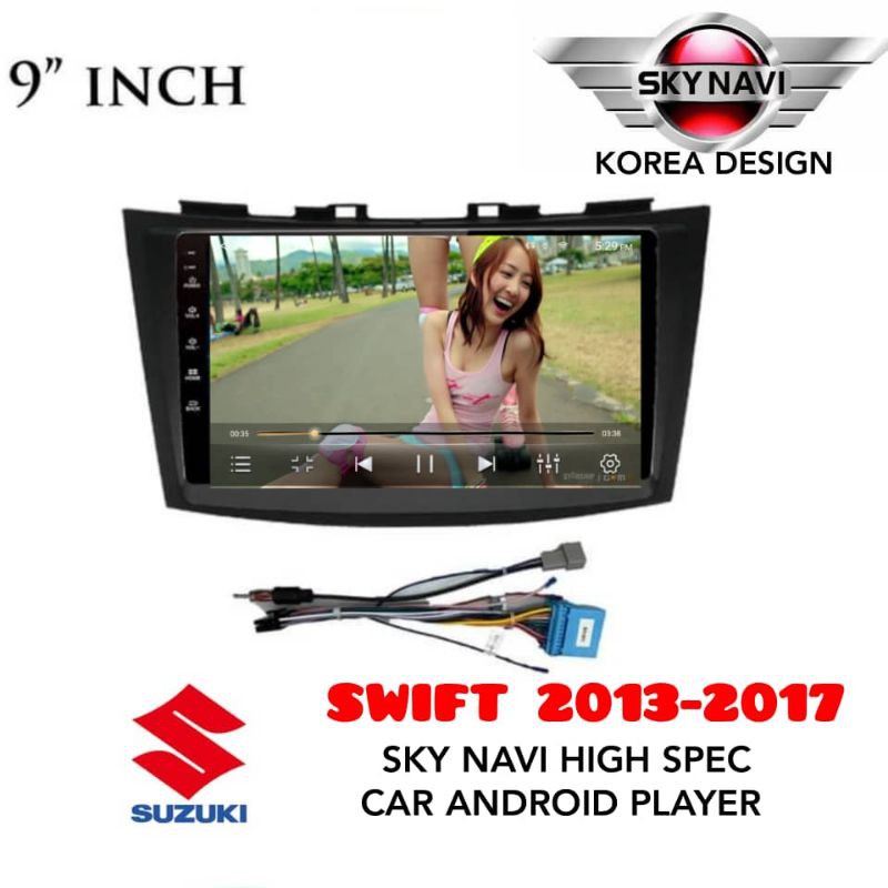 (SUZUKI SWIFT 2013-2017) SKY NAVI T3L HIGH SPEC CAR ANDROID PLAYER ...