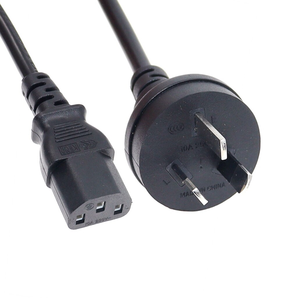 AU Australia AC Power Extension Cord 1.8m IEC C13 Power Supply Cable ...