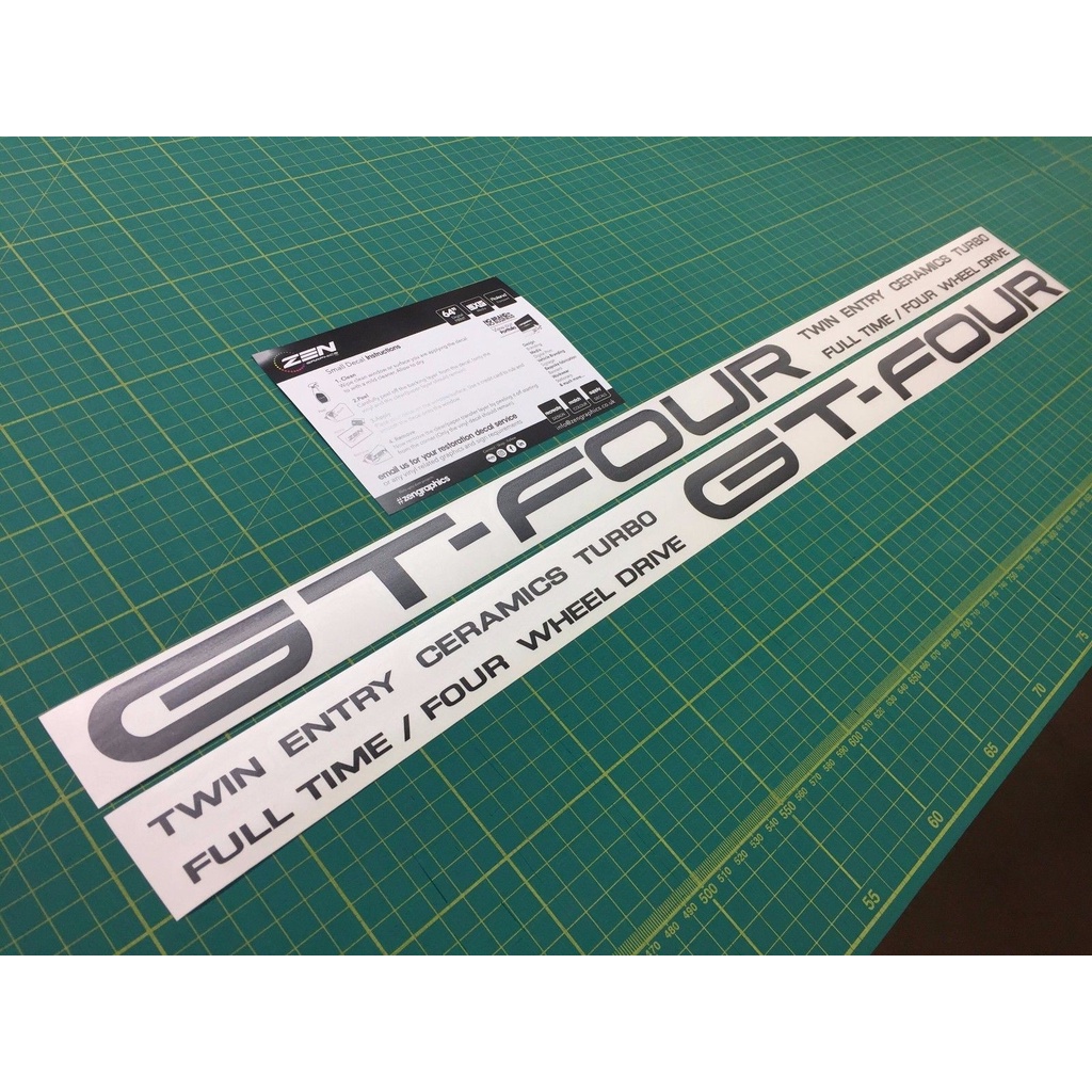 2Pcs/Set Toyota Celica GT-Four side decals 670mm stickers graphics GT 4 ...