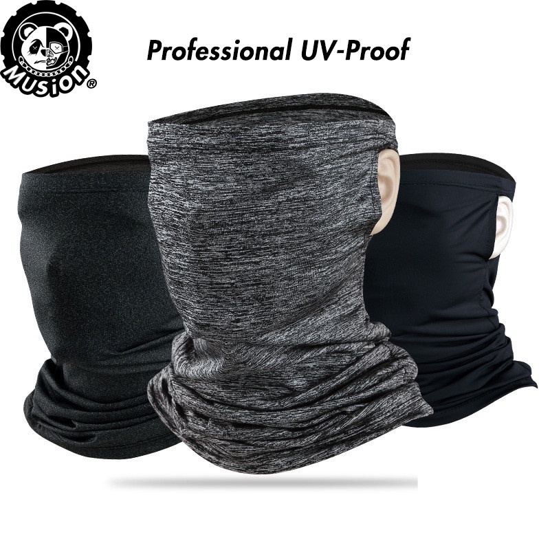 Musion Sun Protection Mask Rider Cycling Bandana Head Scarf Ice Silk ...