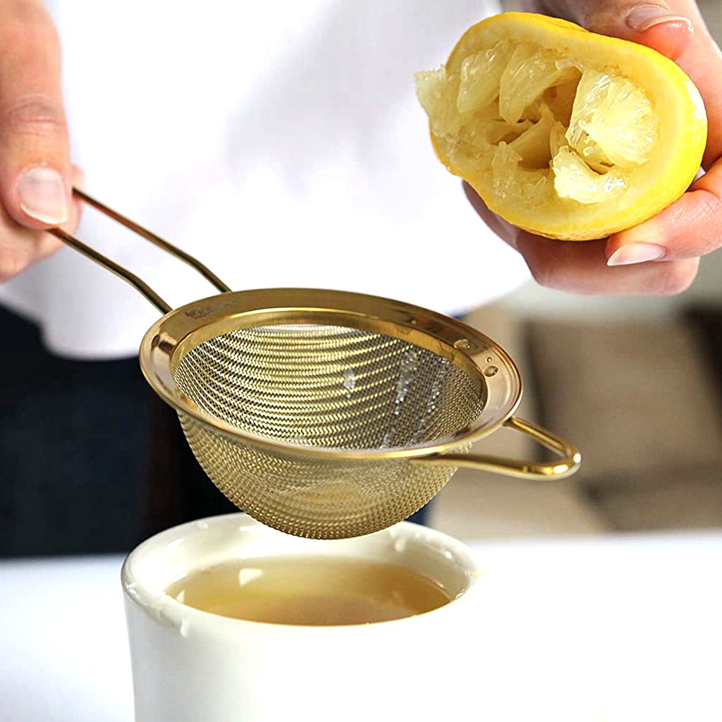 Ultra-fine Mesh Cocktail Strainer with Long Handle Kitchen Bar 304 ...