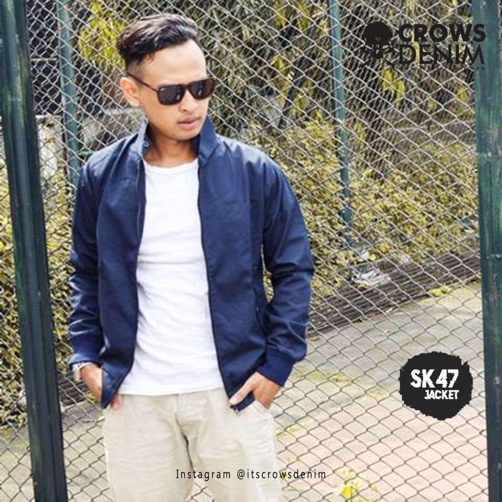 Harrington Style SK47 Jacket | Shopee Malaysia