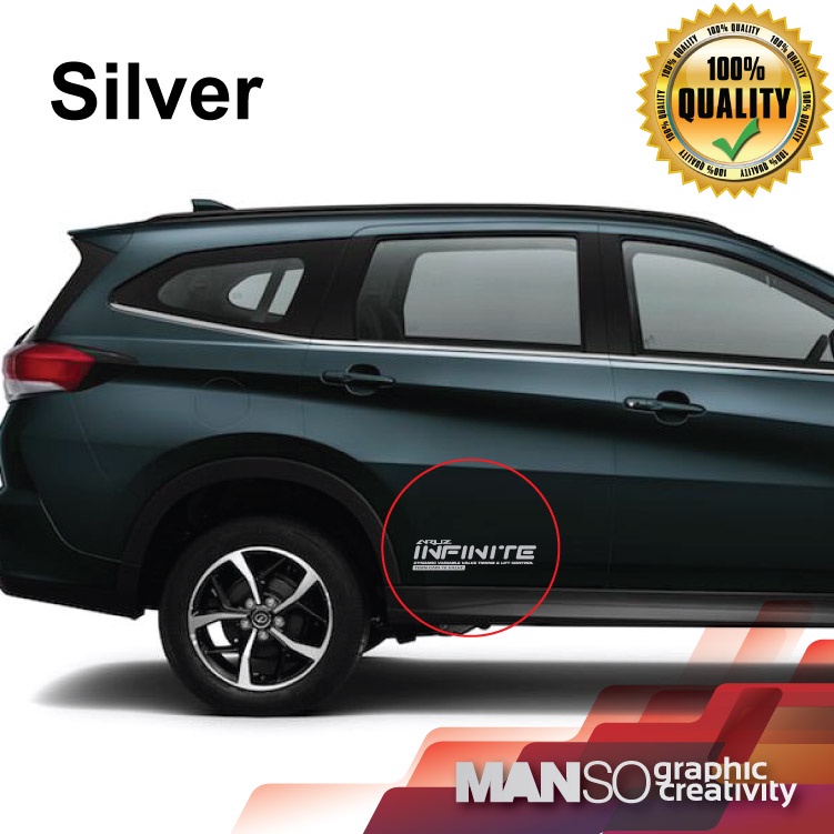 Perodua ARUZ Infinite Door Side Body Sticker [x2pcs] | Shopee Malaysia