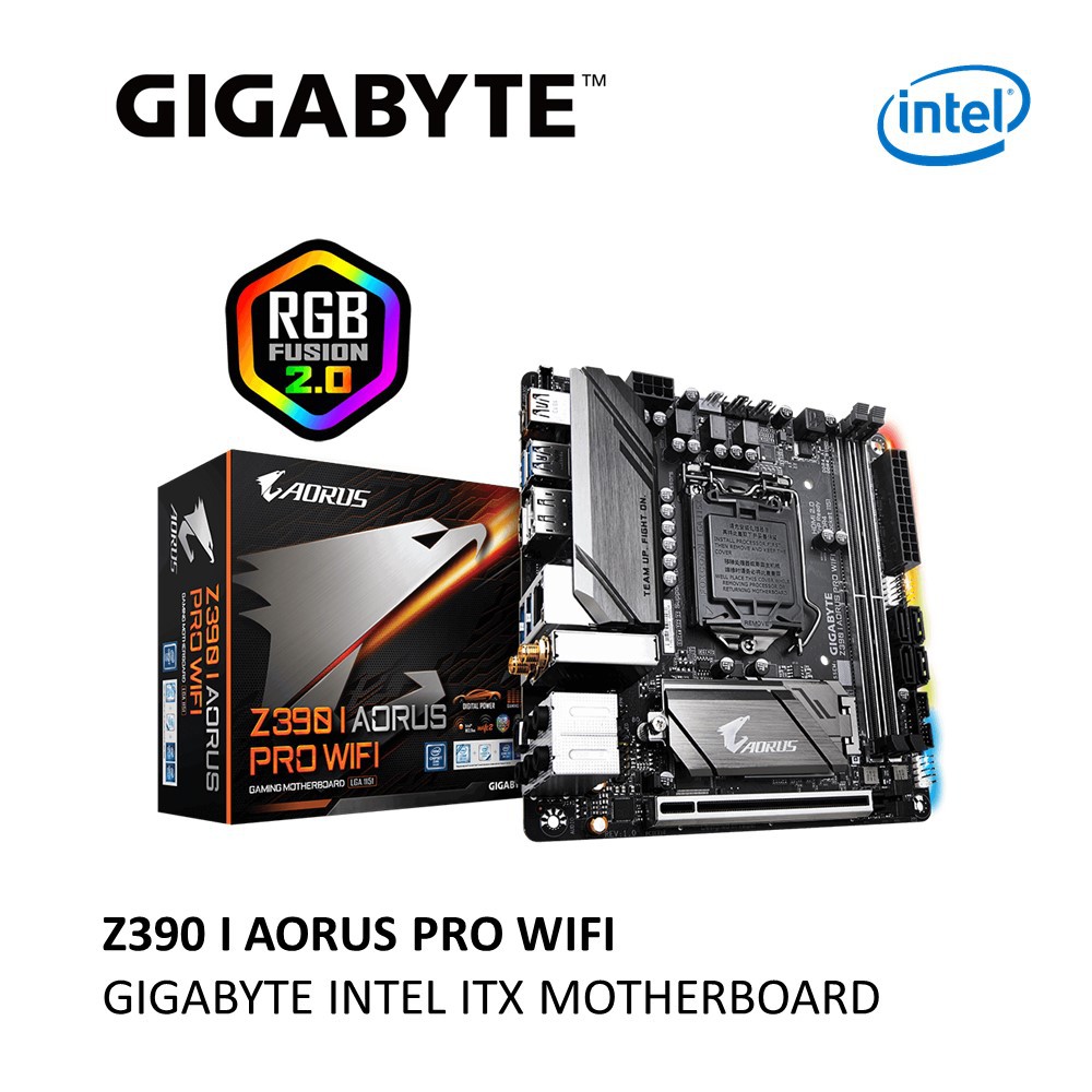 GIGABYTE Z390 I AORUS PRO WIFI MINI ITX MOTHERBOARD (GA-Z390-I AORUS ...