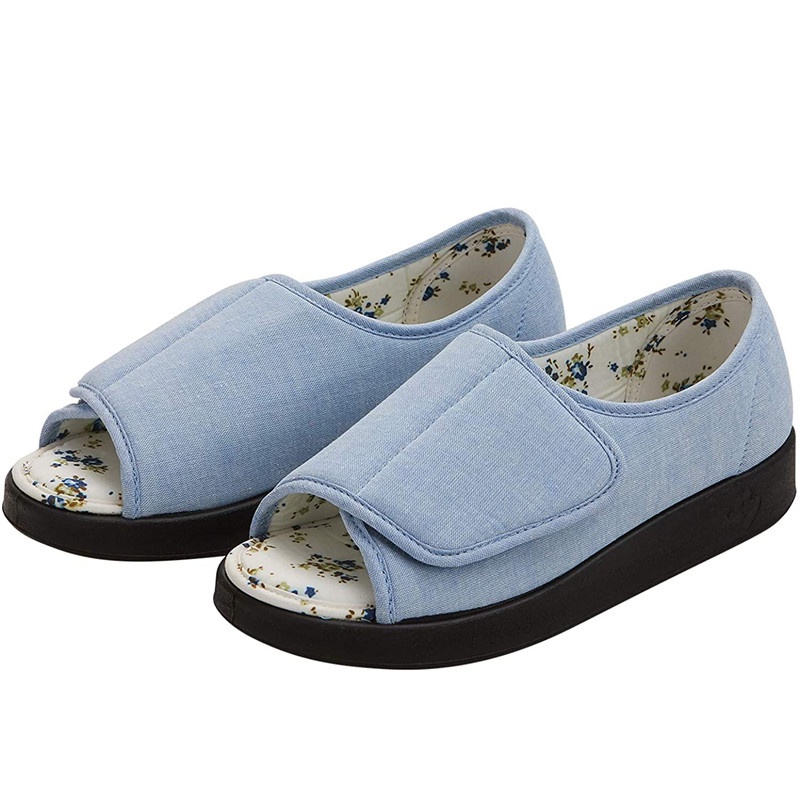 Women’s Extra Wide Open Toed Sandal Seniors Shoes for Edema Feet ...