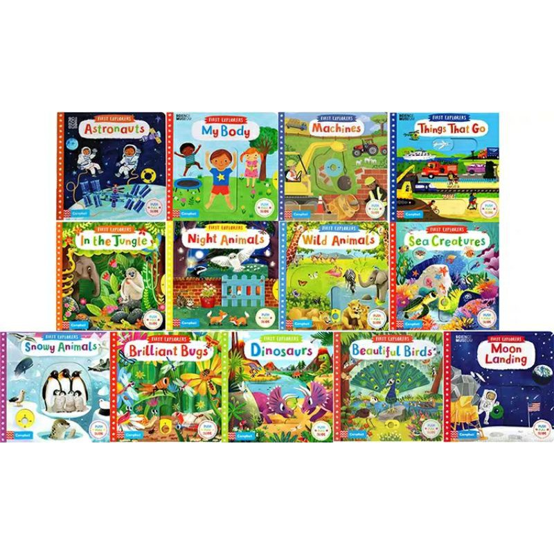 100% Original CAMPBELL First explorers series BOARD BOOK BODY ...