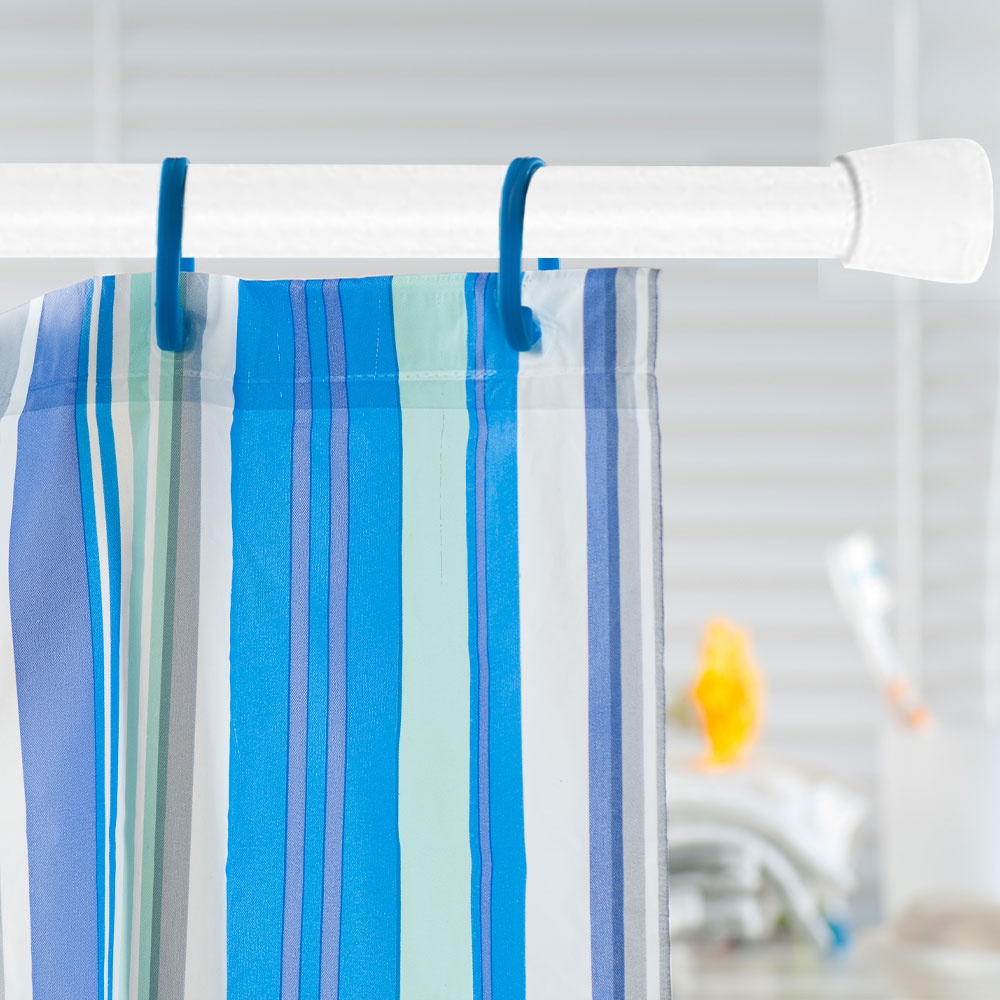 Homebase MOYA Expandable Aluminum Shower Curtain Rod HM8301 W70 ...