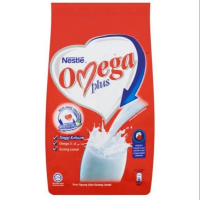 NESTLE OMEGA PLUS MILK POWDER SOFTPACK 550GM | Shopee Malaysia