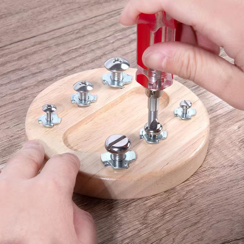 (Ready Stock) Montessori Practical life Screwdriver Board | Shopee Malaysia