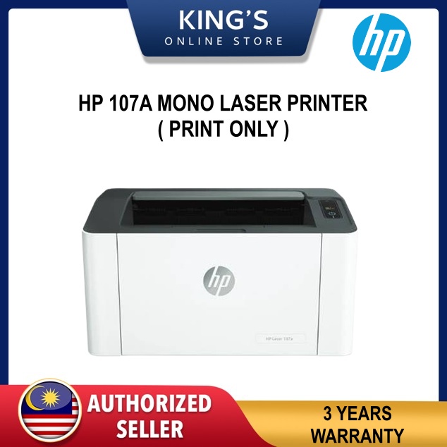 HP Laser 107A / 107W Wireless Mono Printer | Shopee Malaysia
