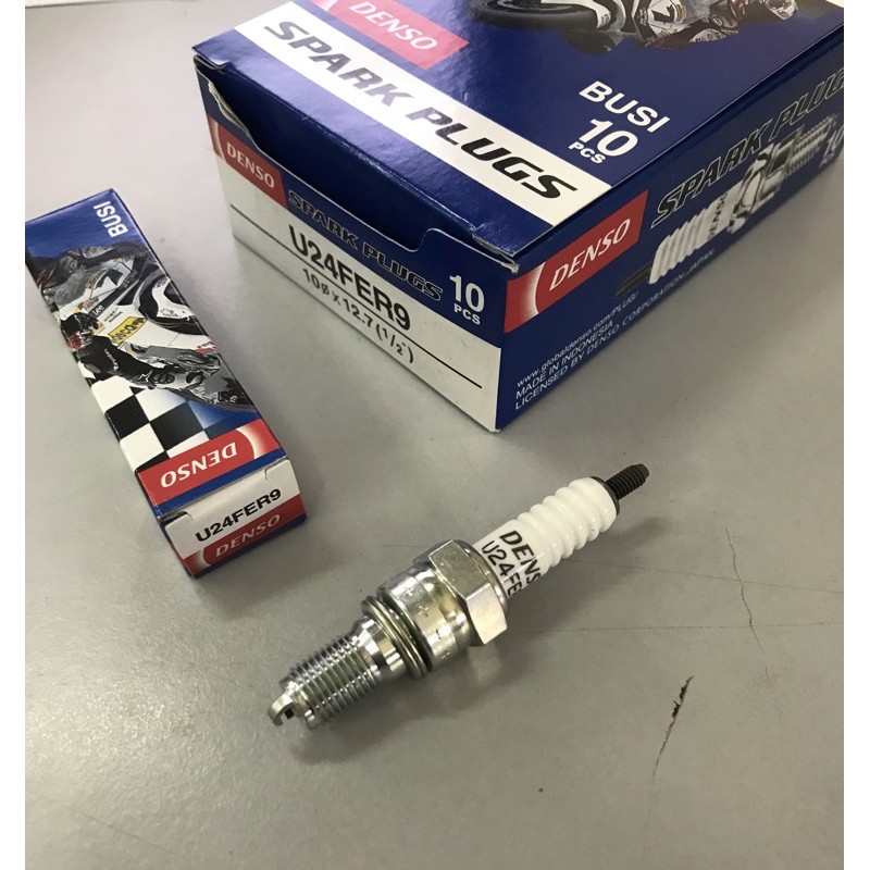 DENSO SPARK PLUG U24FER9 CR8EH-9 (1PC) HONDA CB400 ST1300 CBR600 CB500 ...