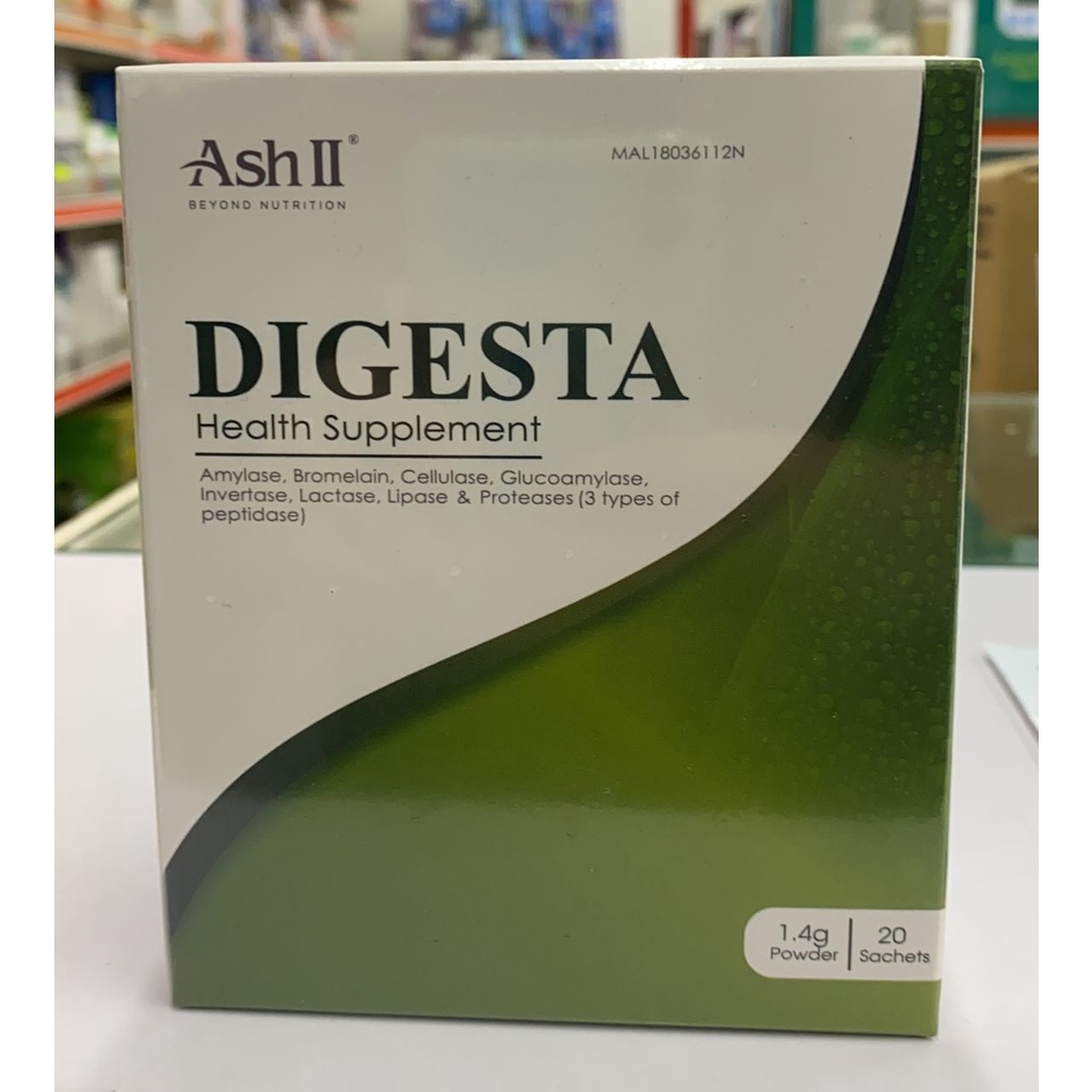 Ash II Digesta Health Supplement 1.4g x 20's sachets | Shopee Malaysia