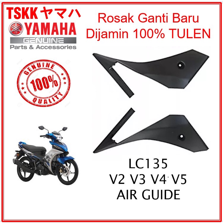 YAMAHA LC135 V2 V3 V4 V5 Original Air Guide Set 55C-F137U-00/55C-F137V ...
