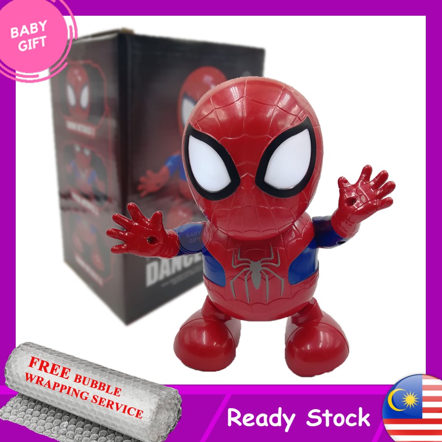 Dancing Superhero Toy Dance Robot Toys Music Avengers Spiderman ...