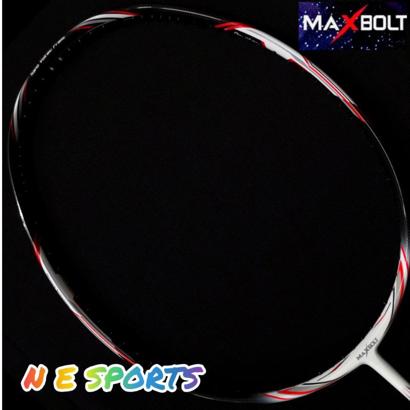 MAXBOLT BADMINTON RACKETS WOVEN TECH 90 WHITE STIFF | Shopee Malaysia