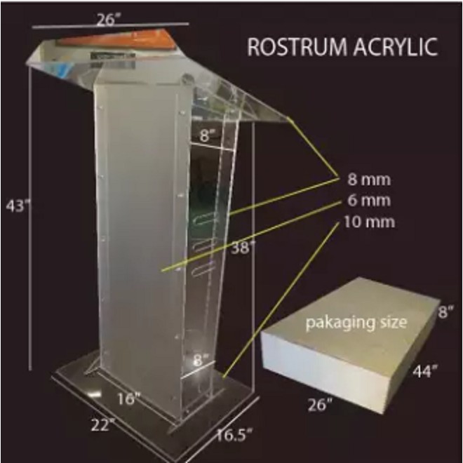 Quality Acrylic Rostrum | Shopee Malaysia