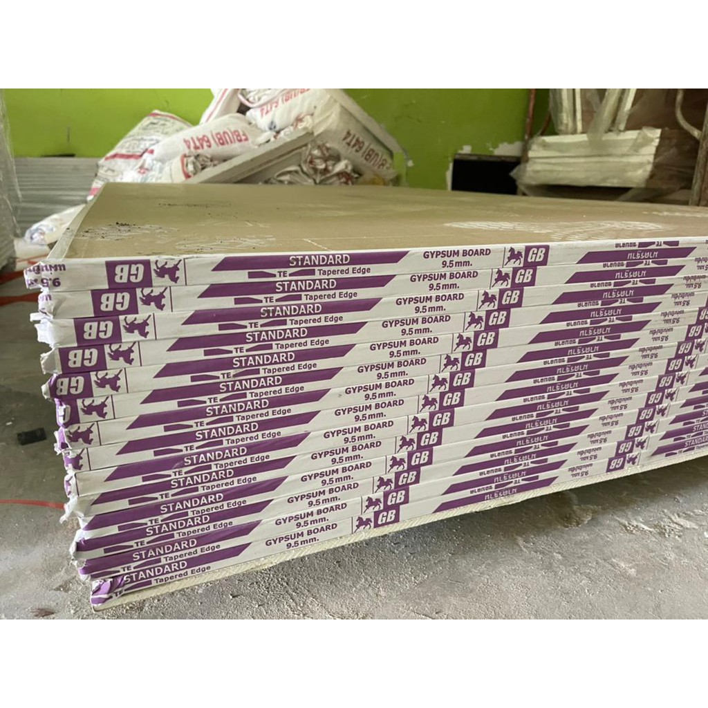 Papan Siling 9MM/Plaster ceiling board/Gypsum board/Gypsum ceiling ...