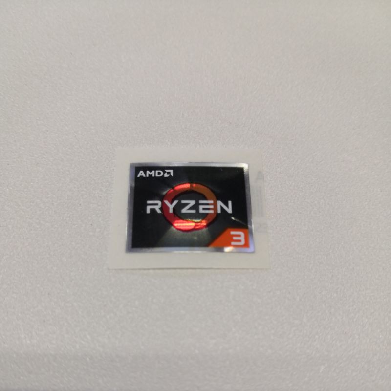 Sticker AMD RYZEN 3 5 7 Ryzen Pro AMD Graphics ATI Sticker Lable Laptop ...