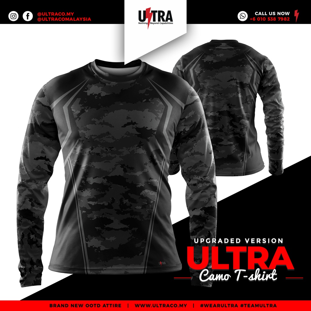 BAJU JERSI | T-shirt Sublimation SEJUK & CEPAT KERING corak celoreng ...