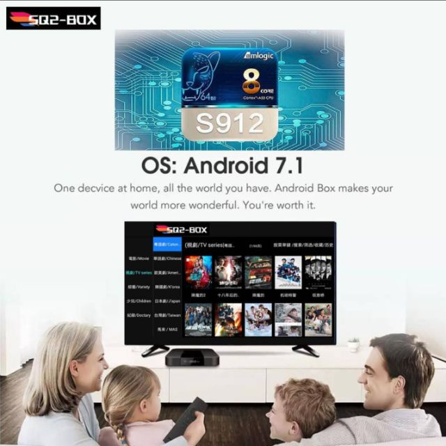 😎 SQ2 - TV box 🤓 Live, Movie & Drama 👍Dual-Band WiFi💪 (2g Ram +32gb ...