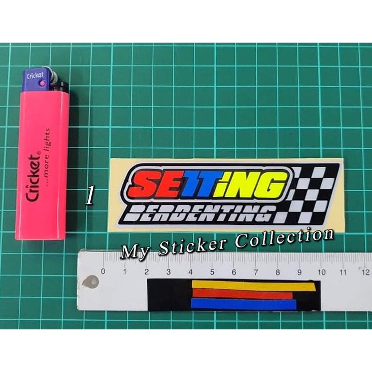 Sticker #Ayat Perkataan Sticker Cutting Overlapping Reflective ...