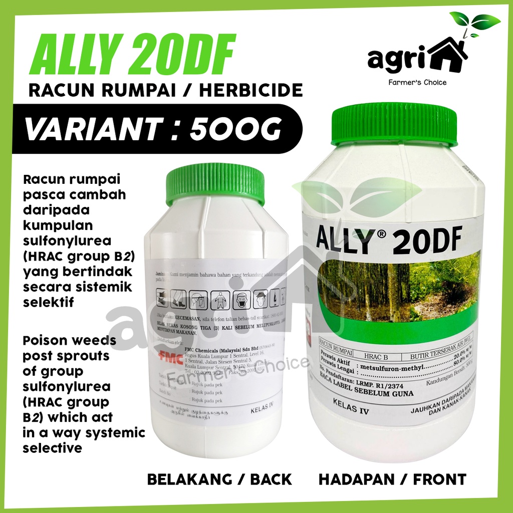 ALLY 20DF 250g / 500g METFURON Rumpai Original/ Anak Pokok Campuran ...