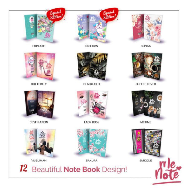 BUKU NOTA NOTEBOOK #MeNote | Shopee Malaysia