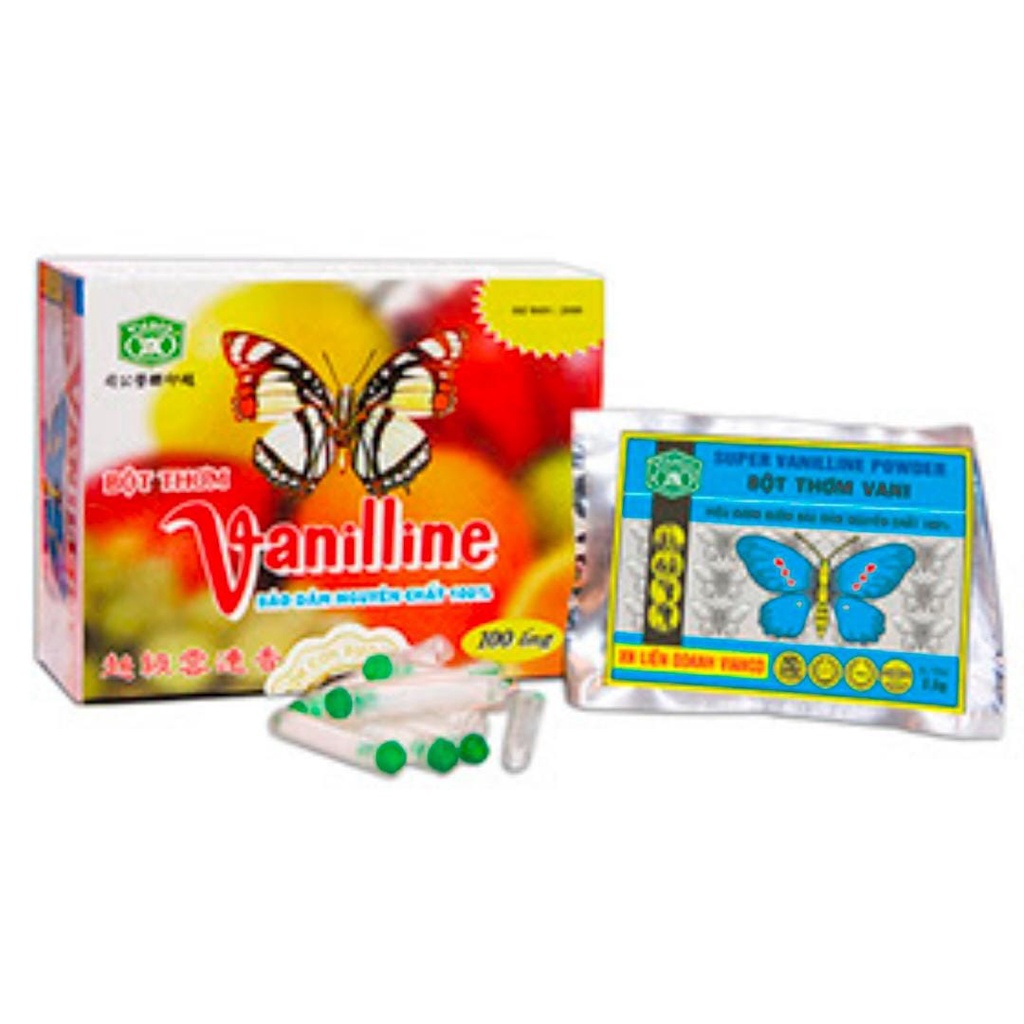 Flavor/Ong vani 1 Box / 1 hop vani co 100 ong / tang mui vi thom ngon ...