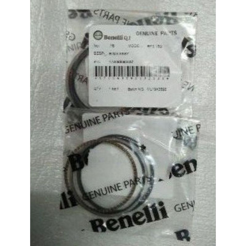 BENELLI RFS150i PISTON RING (STD SIZE) ORIGINAL (17009309003Z) | Shopee ...