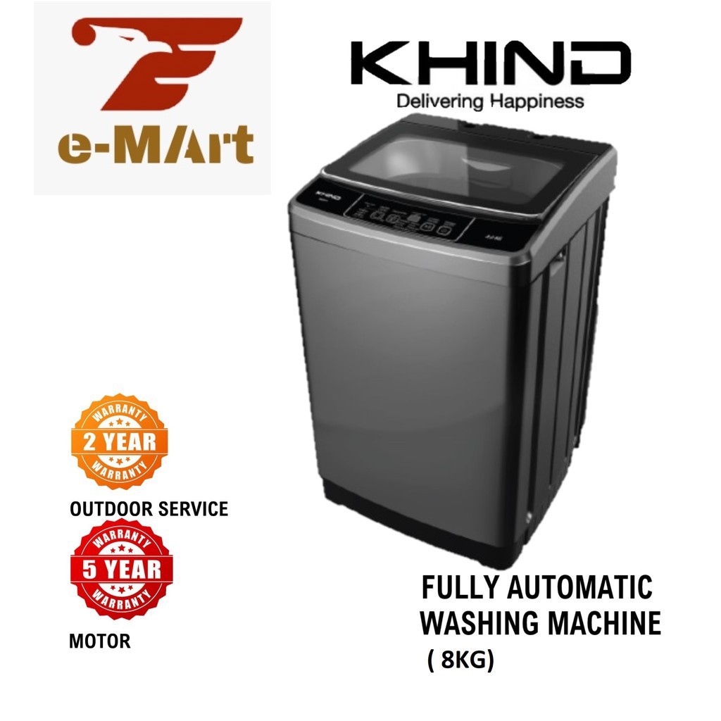 KHIND/ ISONIC Fully Auto Washing Machine Washer 6.5KG/7.0KG/10KG/11KG ...