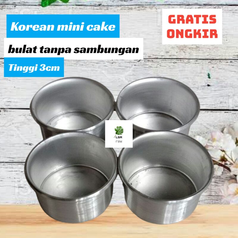 Mini cake tin measuring 8cm, height 3cm | Shopee Malaysia