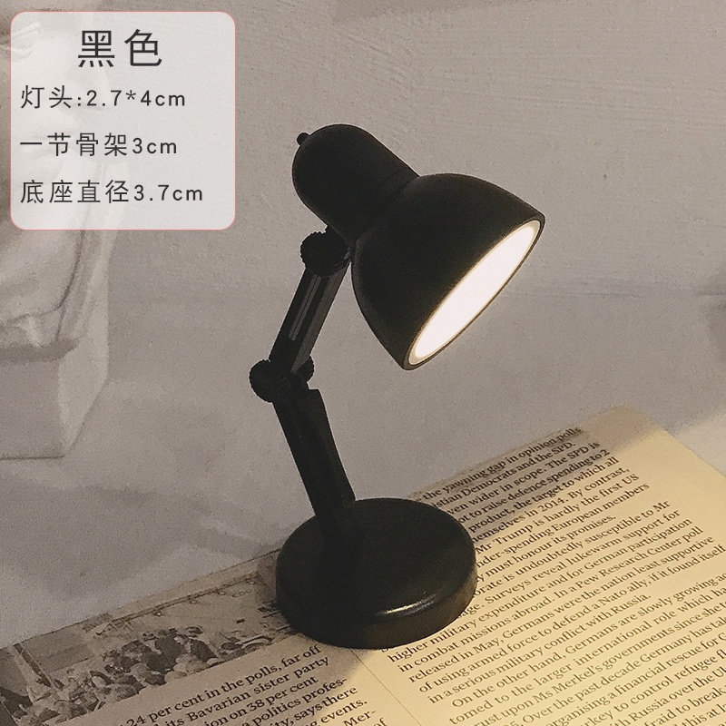 Lampu meja mini led kreatif pelajar bilik tidur asrama belajar lampu ...