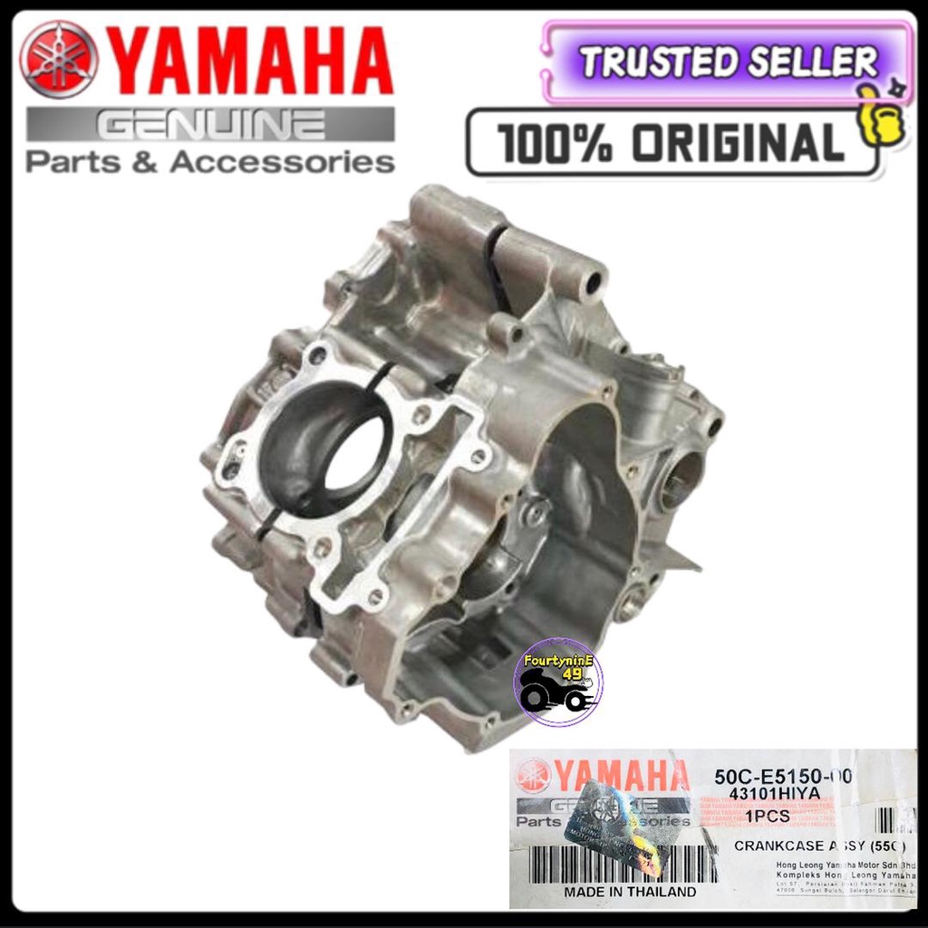 100% ORIGINAL LC135 5S / 55C / LC135 5SPEED CRANKCASE / COVER ENGINE ...