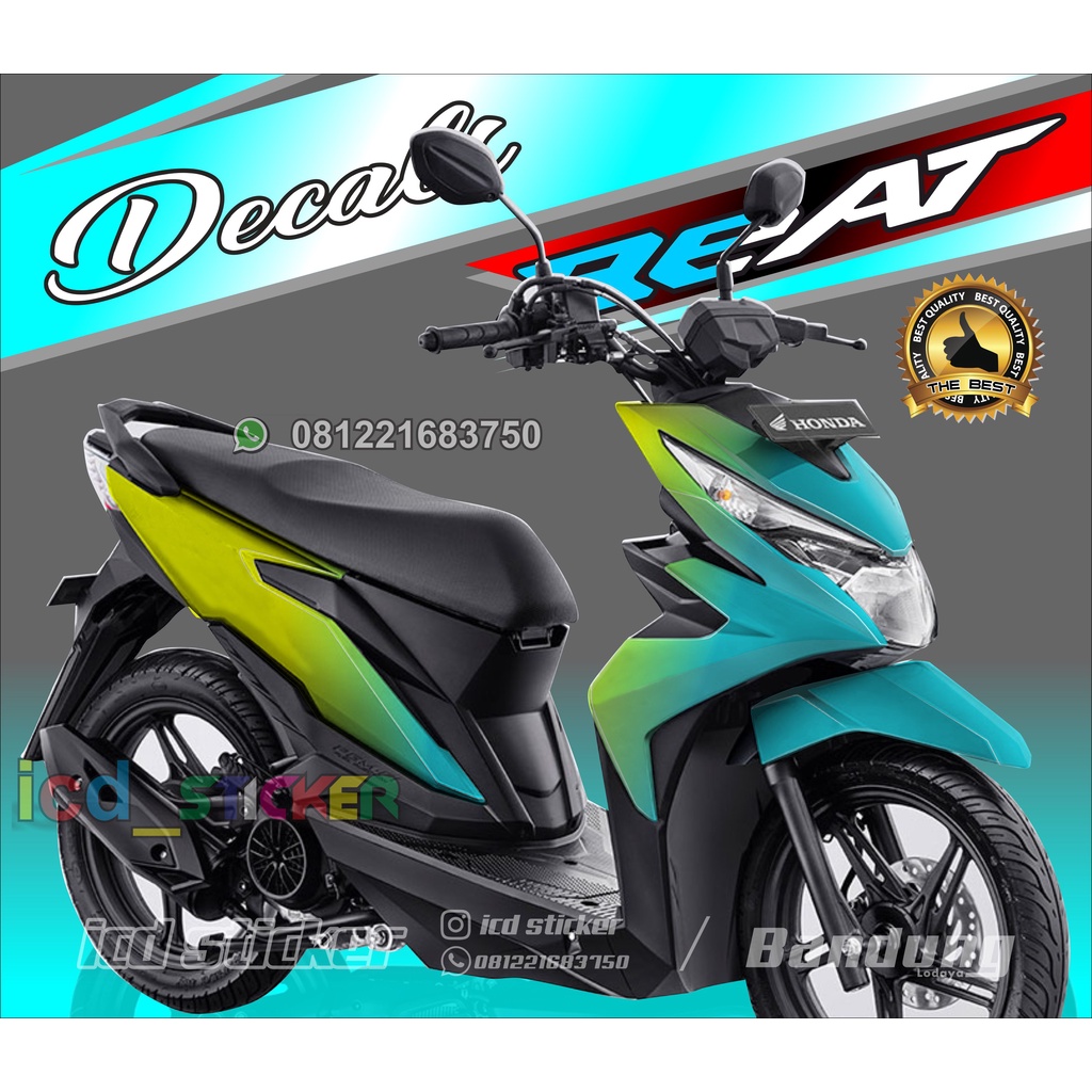 Sticker BEAT STREET 2017/DECAL FULL BODY HONDA BEAT / MOTIF | Shopee ...