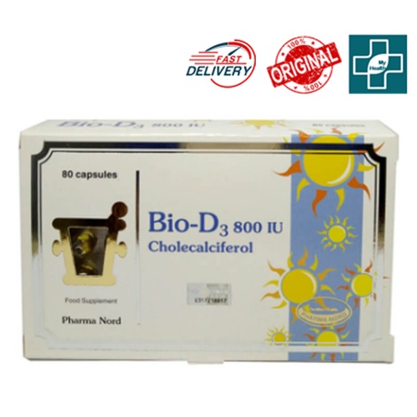 [ORIGINAL] Bio-D3 800 IU 80's (Vitamin D - Cholecalciferol) | Shopee ...
