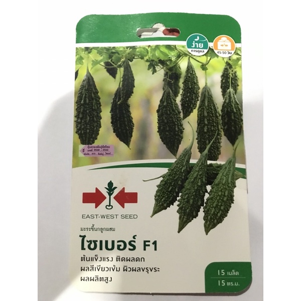 Mini Pack 15 Seeds CYBER F1 Biji Benih Peria Katak F1 Hybrid Biter ...