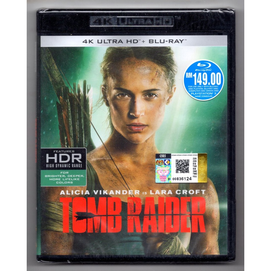 TOMB RAIDER (4K ULTRA HD + BLU-RAY) - 4K ORIGINAL | Shopee Malaysia
