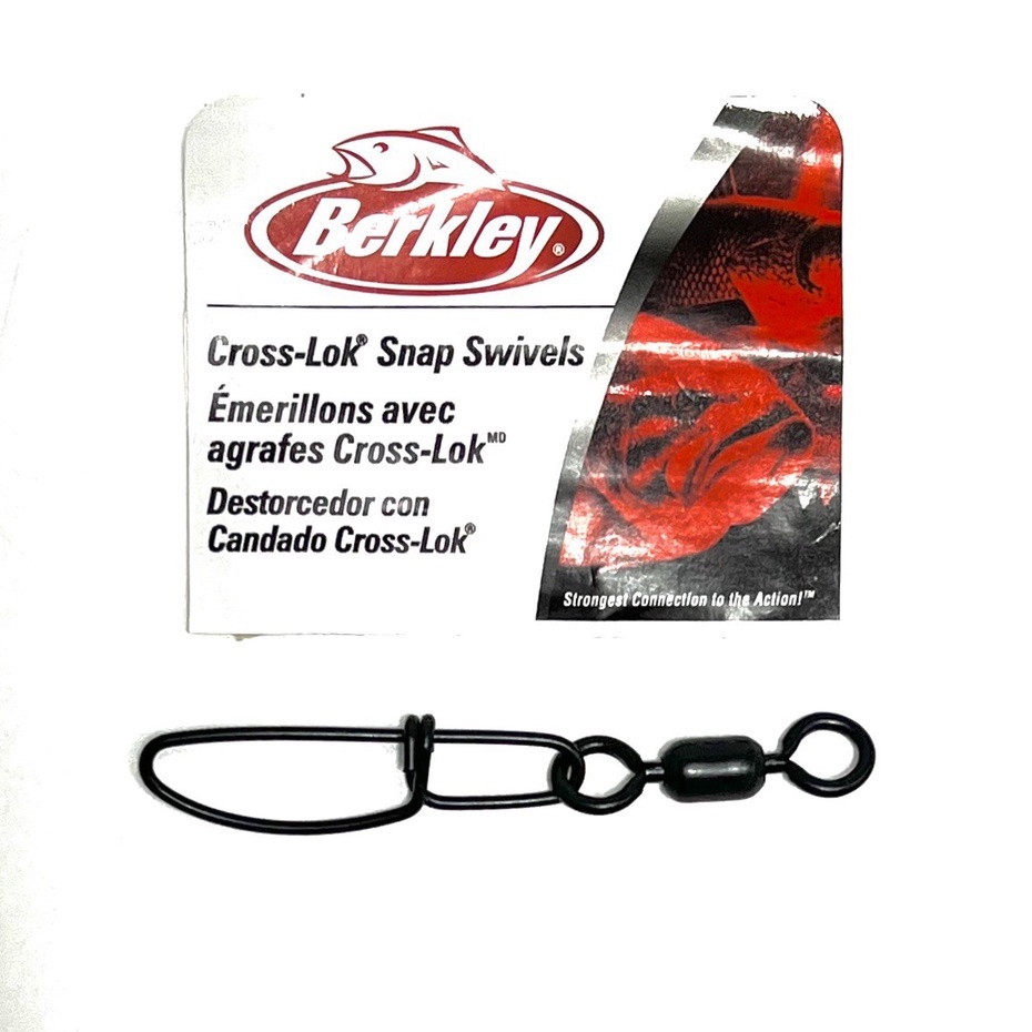 Berkley Cross-Lok Snap Swivels (1piece) - Black | Shopee Malaysia
